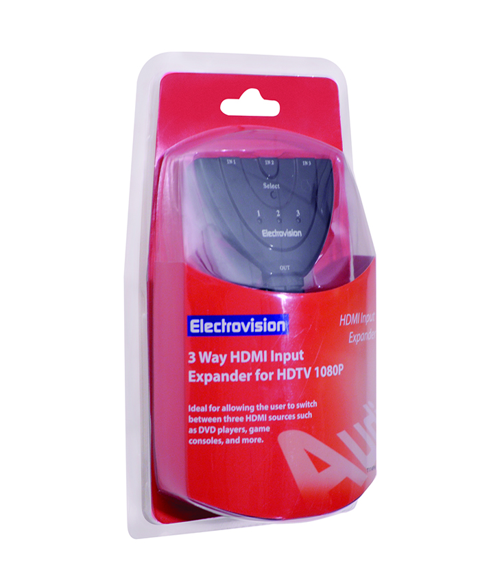 3-way HDMI Splitter - Audiophonic Malta